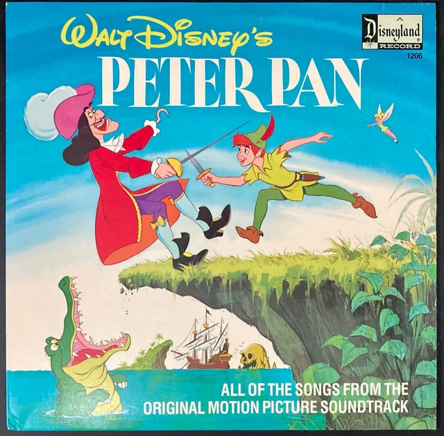 PETER PAN SOUNDTRACK Vinyl LP Walt Disney MINT 1980s £50.00 - PicClick UK