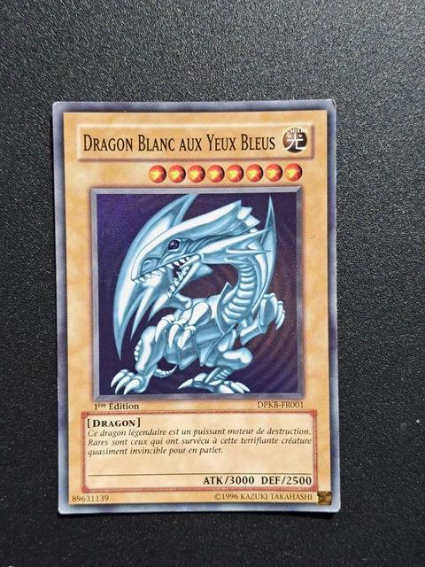 CARTE YU-GI-OH! DRAGON Blanc aux Yeux Bleus 1ère Edition DPKB-FR001 EUR 50,00 - PicClick FR