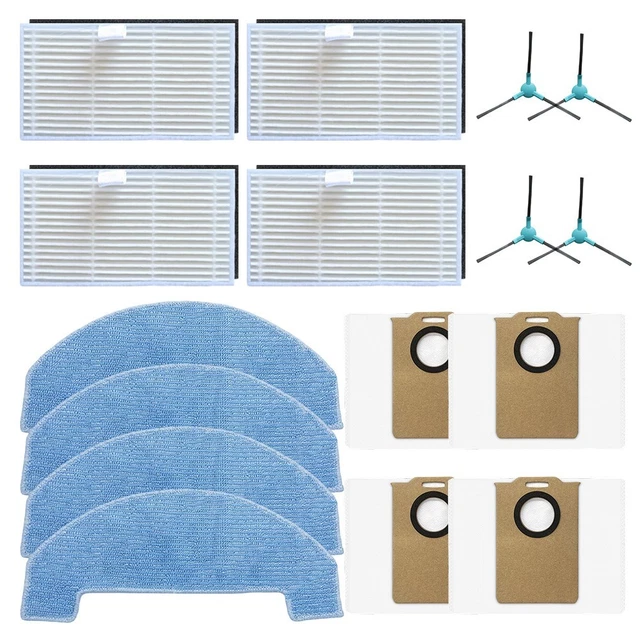 FOR ULTENIC FOR T20 Pro Robot Vacuum Parts Kit Filter Mop Cloth Dust ...
