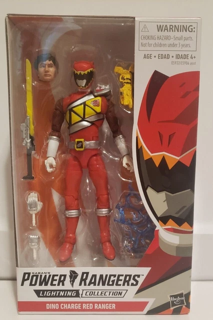 POWER RANGERS LIGHTNING Collection Dino Charge Red Ranger Tyler ...