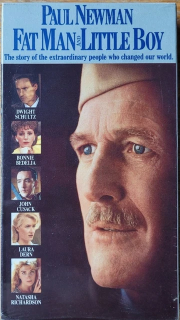 FAT MAN & Little Boy (VHS 1990 Paramount) Paul Newman~John Cusack~Laura ...
