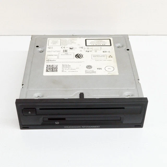VOLKSWAGEN PASSAT B8 Sat Nav Navigation CD Player Head Unit 3Q0035820 ...