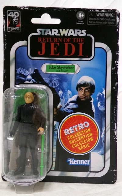 HASBRO STAR WARS Retro Colección Luke Skywalker Jedi 3.75" Figura Nuevo ...