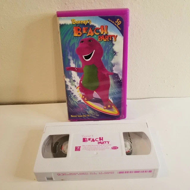 BARNEY BARNEYS BEACH Party VHS VIDEO 2002 £14.57 - PicClick UK