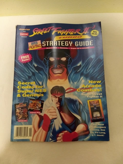 STREET FIGHTER II Turbo Strategy Guide GamePro SNES Genesis Super SF II ...