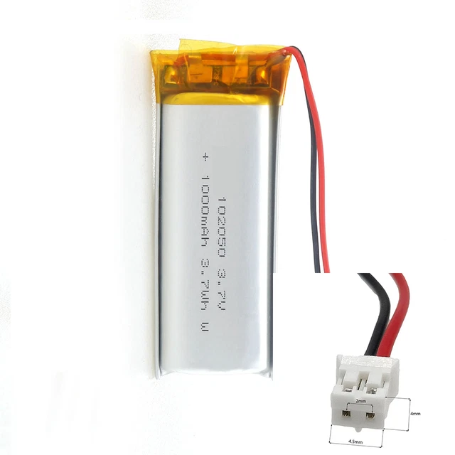 RECHARGEABLE 3.7V 1000MAH 102050 Polymer Ion Battery For EUR 11,40 ...