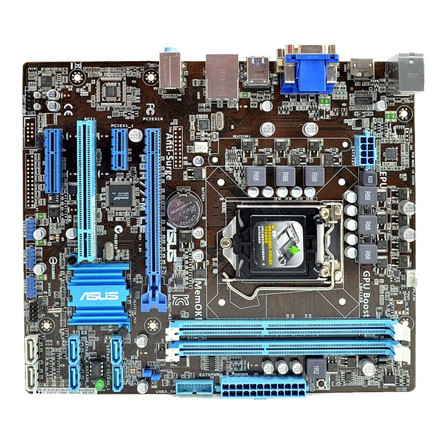 MOTHERBOARD ASUS P8H77-M LE Socket LGA-1155 DDR3 M-ATX £140.77 - PicClick UK