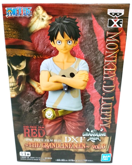 ONE PIECE FILM RED Monkey D Luffy Figure DXF THE GRANDLINE MEN vol . 6 BANDAI £35.89 - PicClick UK