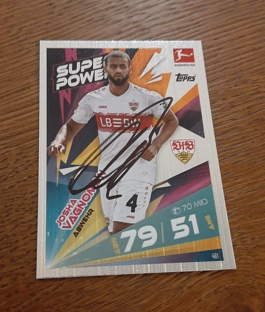 MATCH ATTAX CARD 25/26 2025/2026 Vagnoman Vfb Stuttgart Original ...