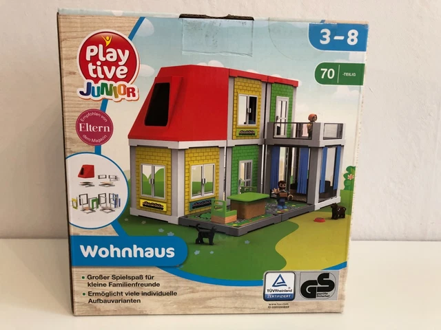 PLAYTIVE JUNIOR MAISON (70-teilig), Jouet, Système Enfichable, Neuf ...