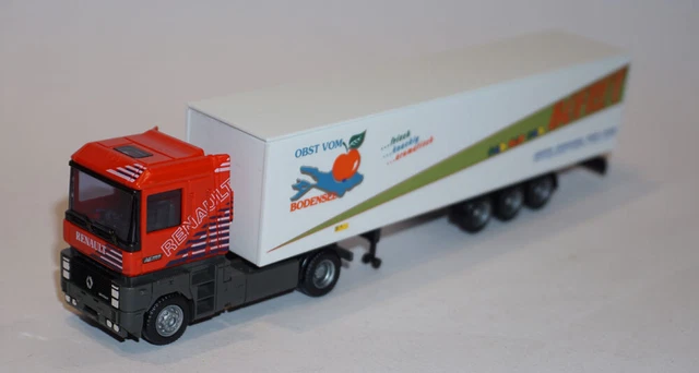 AMW RENAULT AE 500 + Semi remorque frigorifique "Bofrut" Allemagne HO 1 ...
