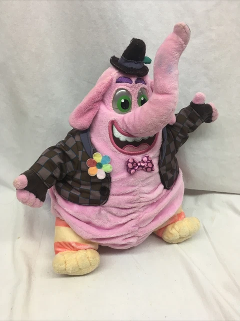 DISNEY PIXAR INSIDE Out Talking Bing Bong Tomy Pink Elephant Plush 12 ...