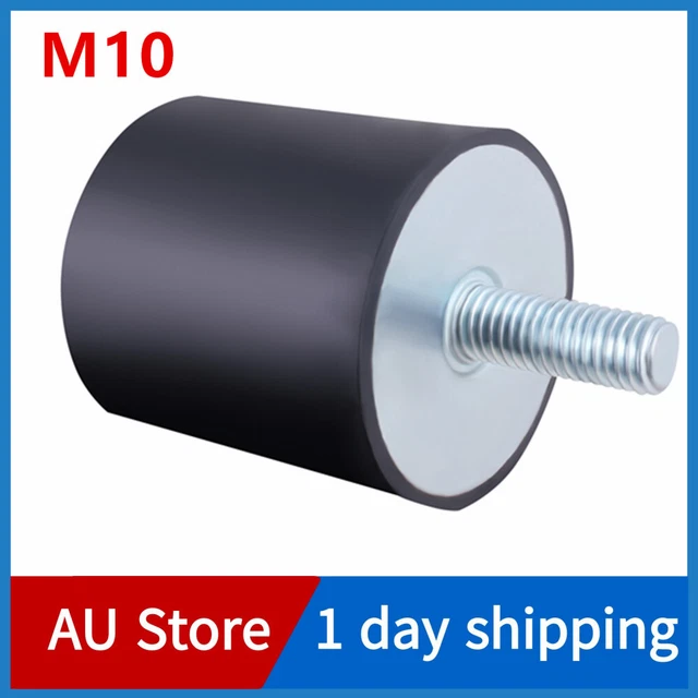M10 RUBBER MOUNTS Shock Absorber Anti Vibration Isolators Bobbin 50mm x ...