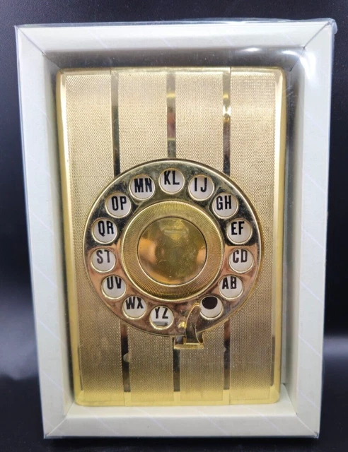 RUBRICA TELEFONICA VINTAGE Telephone Index Rotary Dial Address Book ...