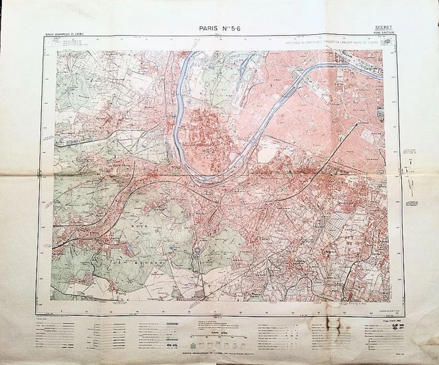 CARTE DE PARIS, WW2 allemand 1940, de l'Armée, RARE EUR 20,00 - PicClick FR