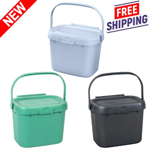 ADDIS KITCHEN FOOD Waste Compost Food Recycling Caddy Bin, 4.5 Litre £4 ...