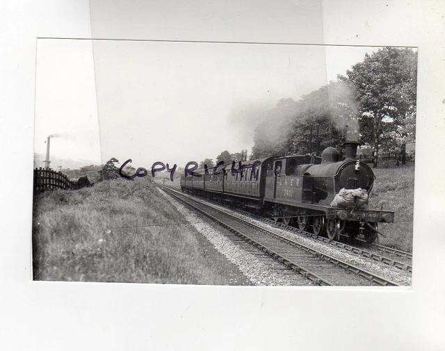RAIL PHOTO LNER GCR 442t C13 7401 Nr Strines Cheshire Marple New Mills ...