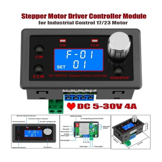 DC 10 30V Stepper Motor Driver Module with Built in Multiple Operation ...