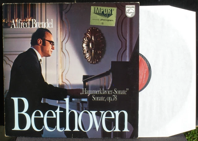 BEETHOVEN BRENDEL HAMMERKLAVIER & op 78 Holland LP NM CV EX Clearaudio ...