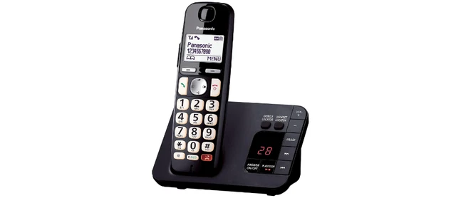 PANASONIC KX - TGE820EB Digital Cordless Phone Nuisance Call Block and ...
