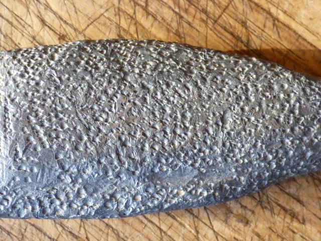 ANCIEN PLOMB DE filet en forme de poisson 830 grammes XIX/ XXème objet ...