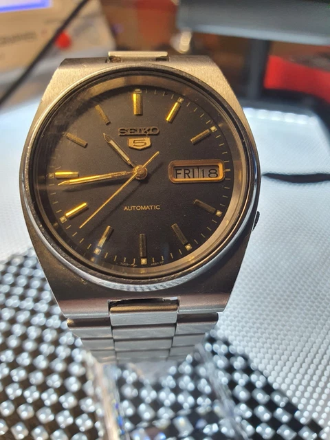 VINTAGE SEIKO 5 Automatic A2 17 Jewel Watch 7009-3130 £10.32 - PicClick UK
