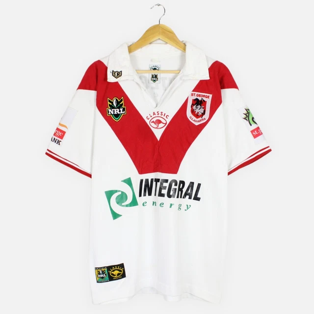 VINTAGE ST GEORGE Dragons 1998 Nrl Classic Rugby League Jersey Large ...