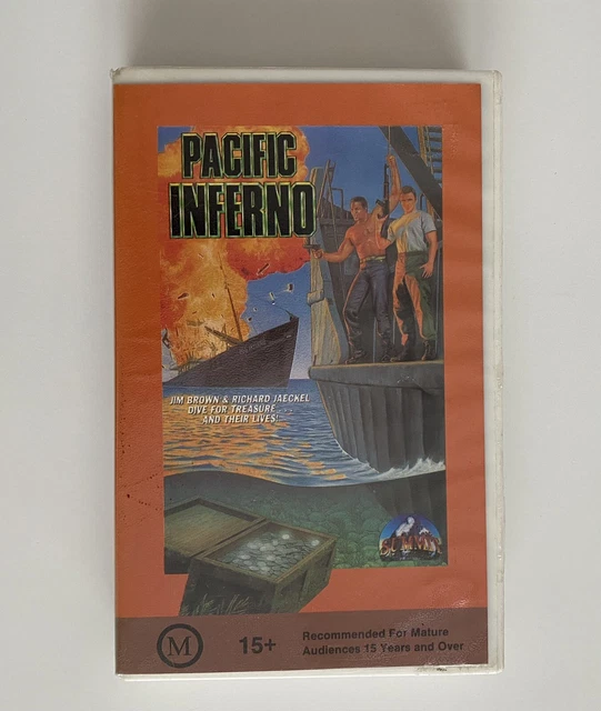PACIFIC INFERNO [VHS] Summit Video Big Box Ex-Rental Tape Jim Brown ...