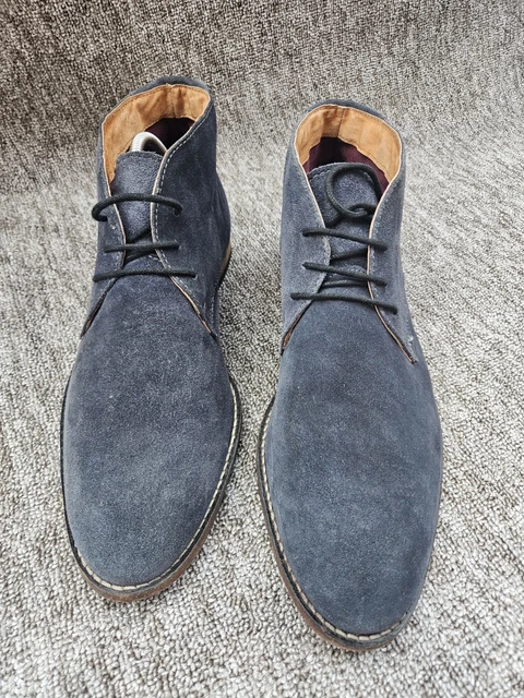 LOTUS MENS SUEDE Desert Chukka Boots Blue UK 10 Leather Smart Casual ...