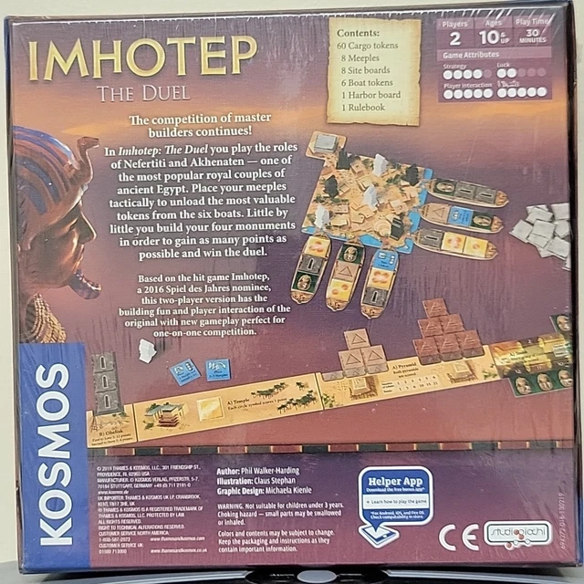 IMHOTEP THE DUEL by Thames and Kosmos 2 players NEW SEALED $26.76 ...