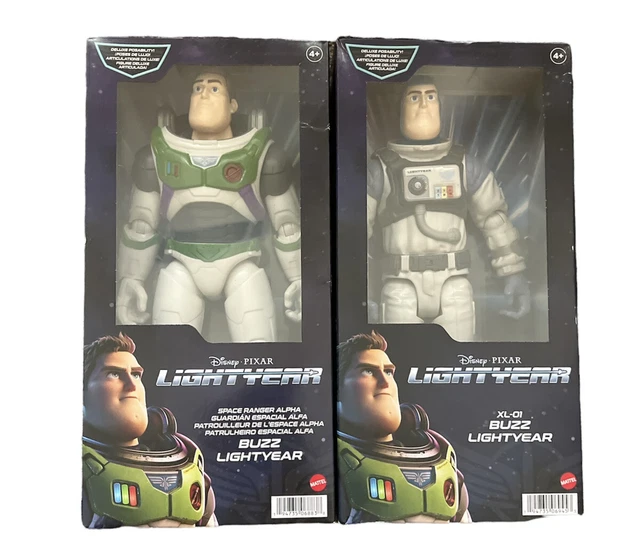 DISNEY PIXAR LIGHTYEAR 12" Buzz Lightyear Space Ranger Alpha & XL-01 ...