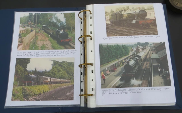 AN ALBUM OF 229 Annotated Steam Locomotive Railway Photographs, Mostly ...
