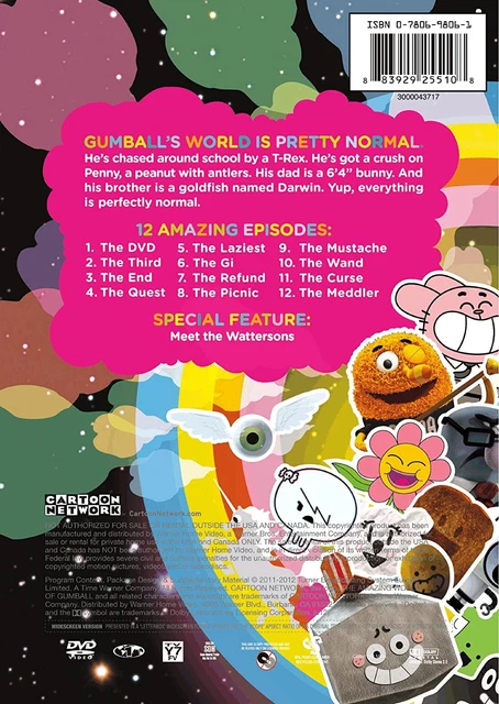 CARTOON NETWORK: THE Amazing World of Gumball The DVD (DVD) (US IMPORT ...