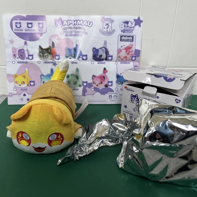 APHMAU MEEMEOWS LITTER 6 Uncommon Noi Cat 6” Plush Glitter Edition £5. ...