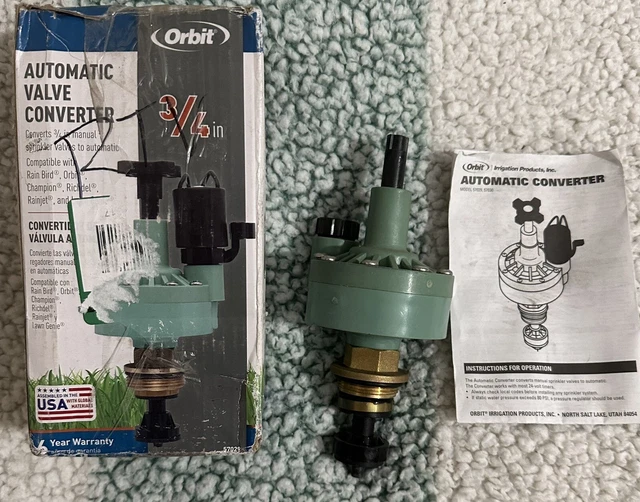 ORBIT WATER VALVE Converts 3 4 Manual Sprinkler To Automatic - 57029 £ ...