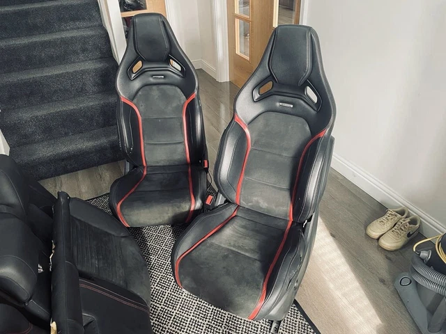 MERCEDES BENZ CLA45 A45 Amg Recaro Leather/Alcantara Seats A Class W176 ...