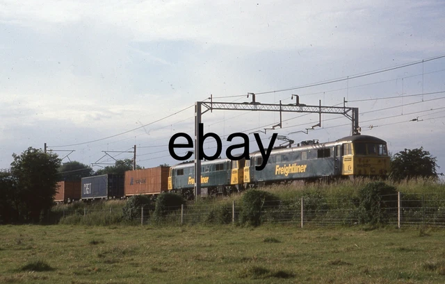 35MM RAILWAY SLIDE - Freightliner Electric Loco Class 86. 86627 @ Acton ...