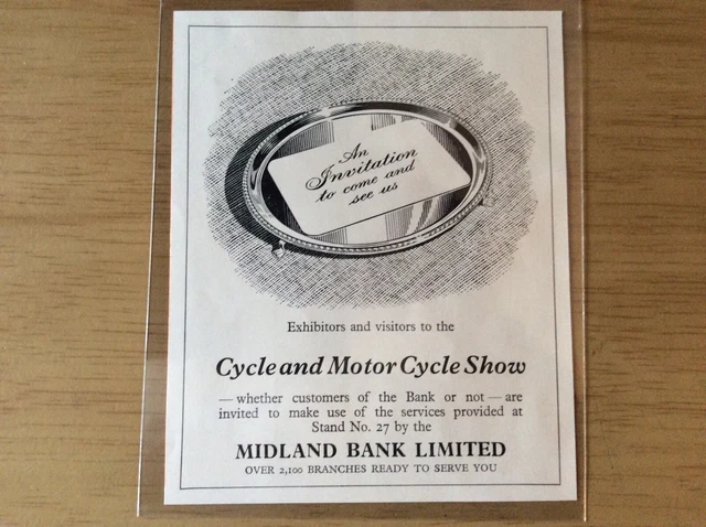 VINTAGE ~”MIDLAND BANK Ltd.” Advertisement 1955 £3.83 - PicClick UK