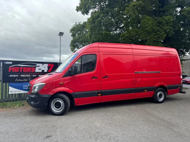 MERCEDES-BENZ SPRINTER 3.5T Van+LONG WHEEL BASE!+1 OWNER!+FSH PRINT ...