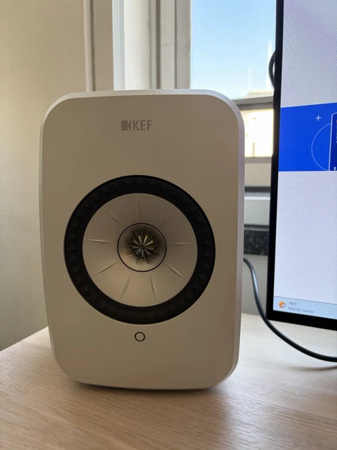 KEF LSX II LT Wireless Speakers White Boxed Good Condition Working with ...