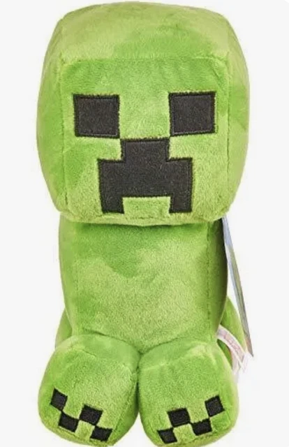OFFICIAL MINECRAFT CREEPER 8" Inch Soft Plush Toy Mattel Brand New With ...