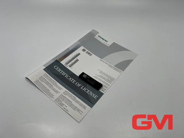 SIEMENS EINZELLIZENZ 6AV6618-7BD01-3AB0 License Wincc Flexible / Sm ...