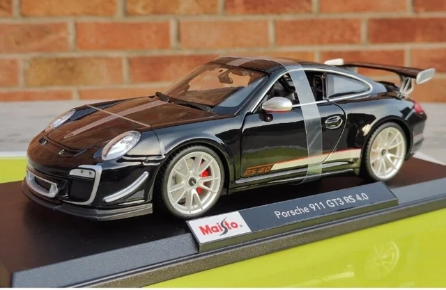 MAISTO SPECIAL EDITION Porsche 911 GT3 RS 4.0 Black 1:18 Scale Diecast Model Car £99.99 ...