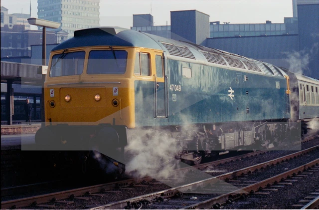 35MM NEGATIVE - Class 47/0 - 47049 - Leeds - 1983 (13) £0.99 - PicClick UK