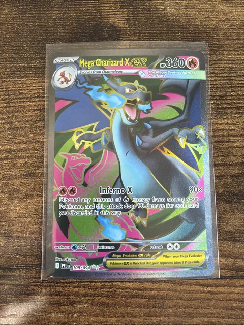 POKEMON PHANTASMAL FLAMES Mega Charizard X ex 109/094 Ultra Rare NM £35 ...