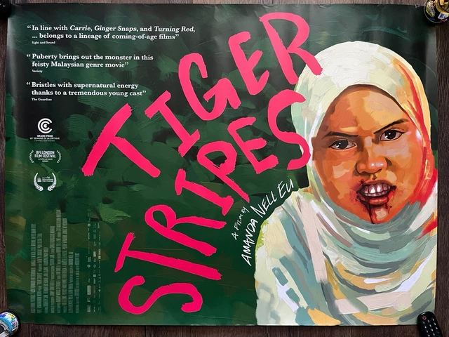 TIGER STRIPES ORIGINAL Quad Cinema Poster 2024 Horror £15.99 - PicClick UK
