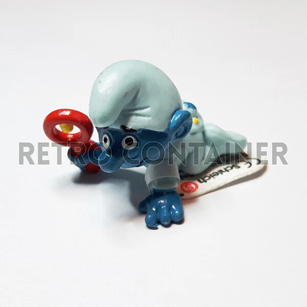 SMURFS PUFFI SCHLUMPF Pitufo Schleich Bully - 20203 Blue Baby EUR 4,85 ...