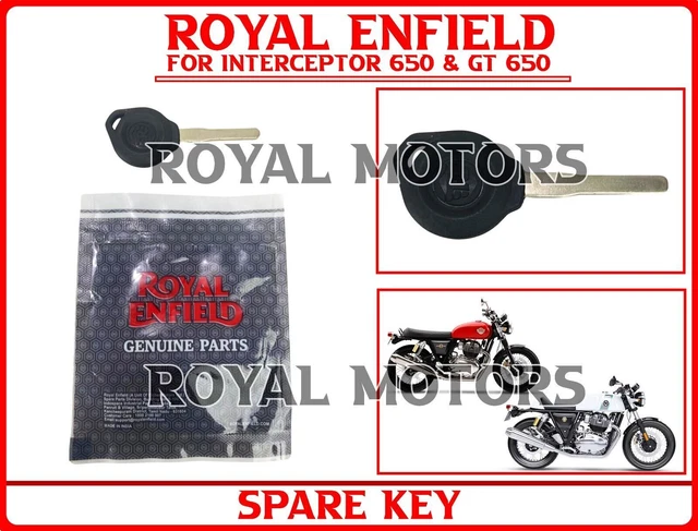 GENUINE ROYAL ENFIELD SPARE KEY For Interceptor 650 & GT 650 - Express ...