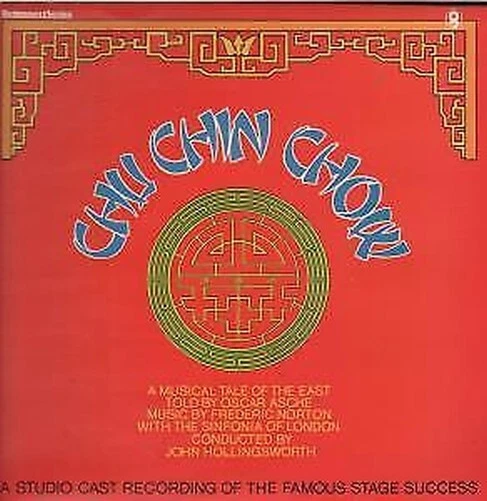CHU CHIN CHOW A Studio Cast Recording of the Famous Stage Success LP ...