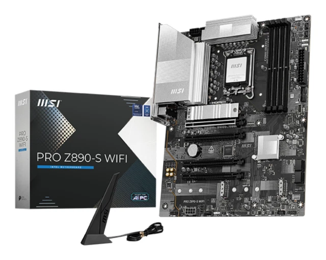 MSI PRO Z890-S WIFI motherboard Intel Z890 LGA 1851 (Socket V1) ATX £ ...